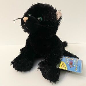 GANZ | Toys | Ganz Webkinz Black Cat Stuffed Animal Plush | Poshmark